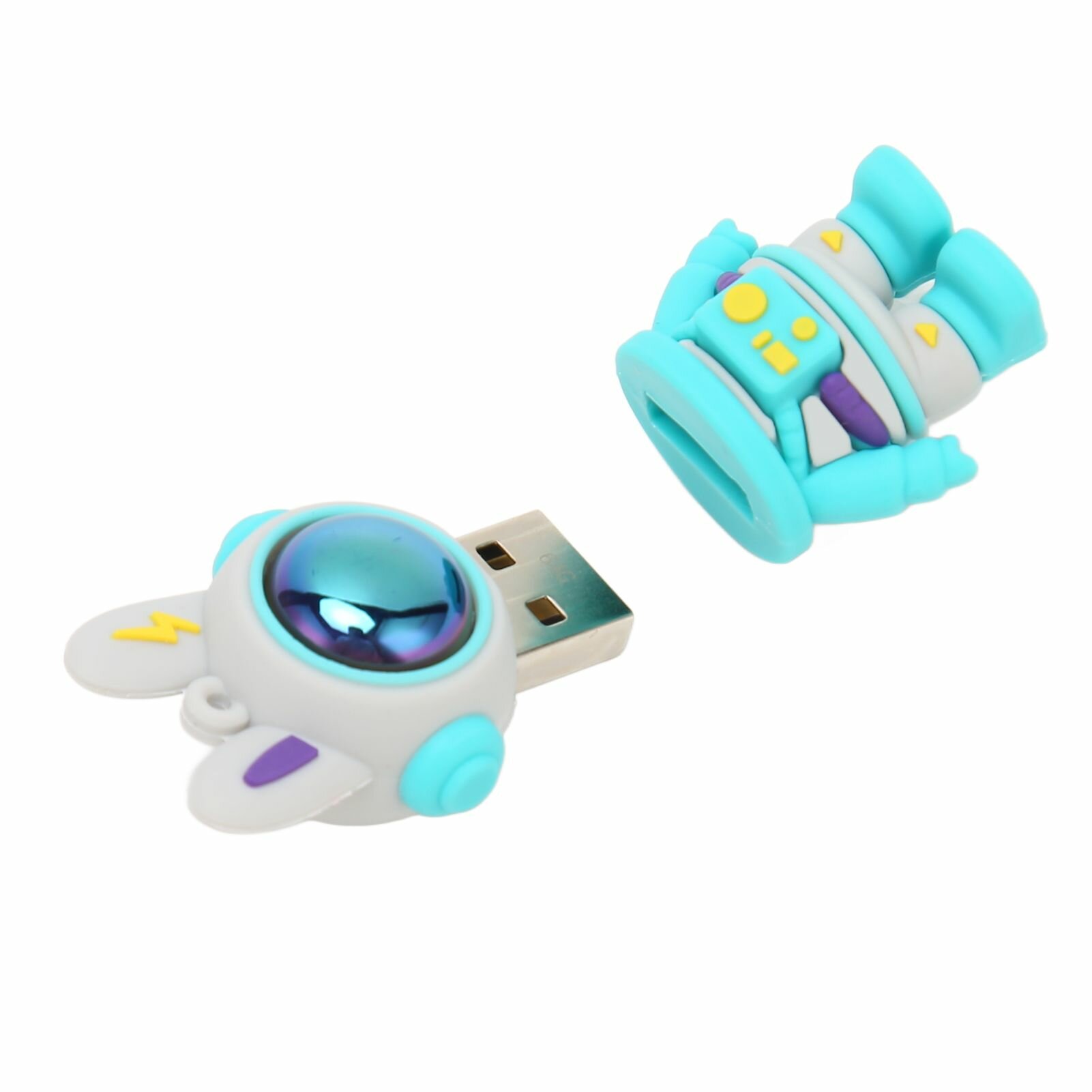 USB-флешка с рисунком Космический кролик USB2.0, интерфейс Plug and Play, высокоскоростная флешка для ноутбука, настольного автомобиля, тип 2, 64 ГБ