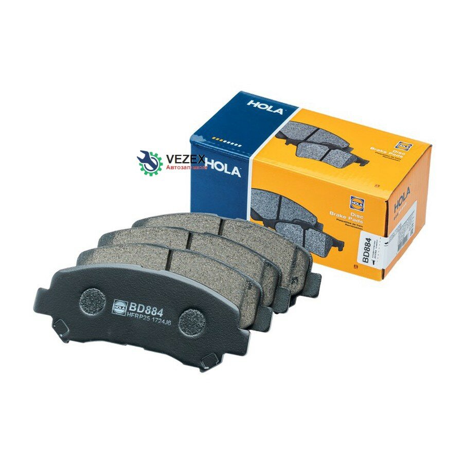 HOLA BD884 Колодки тормозные дисковые