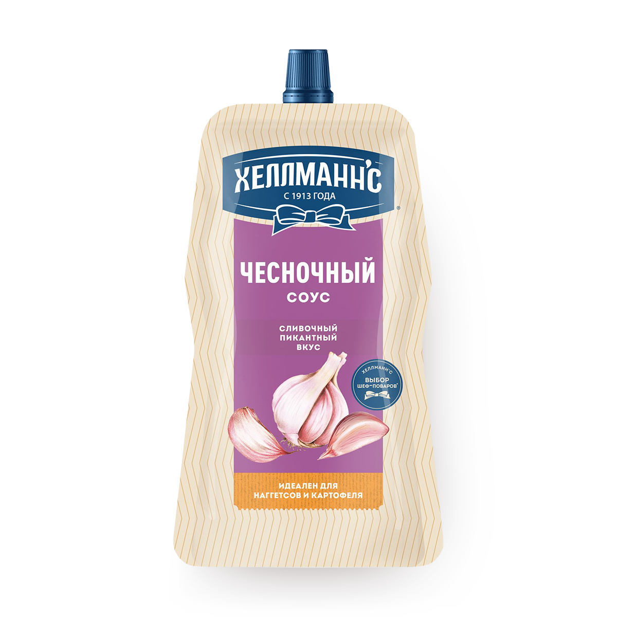 Соус "Хеллманн'с" Чесночный, для наггетсов и картофеля, 1 упаковка