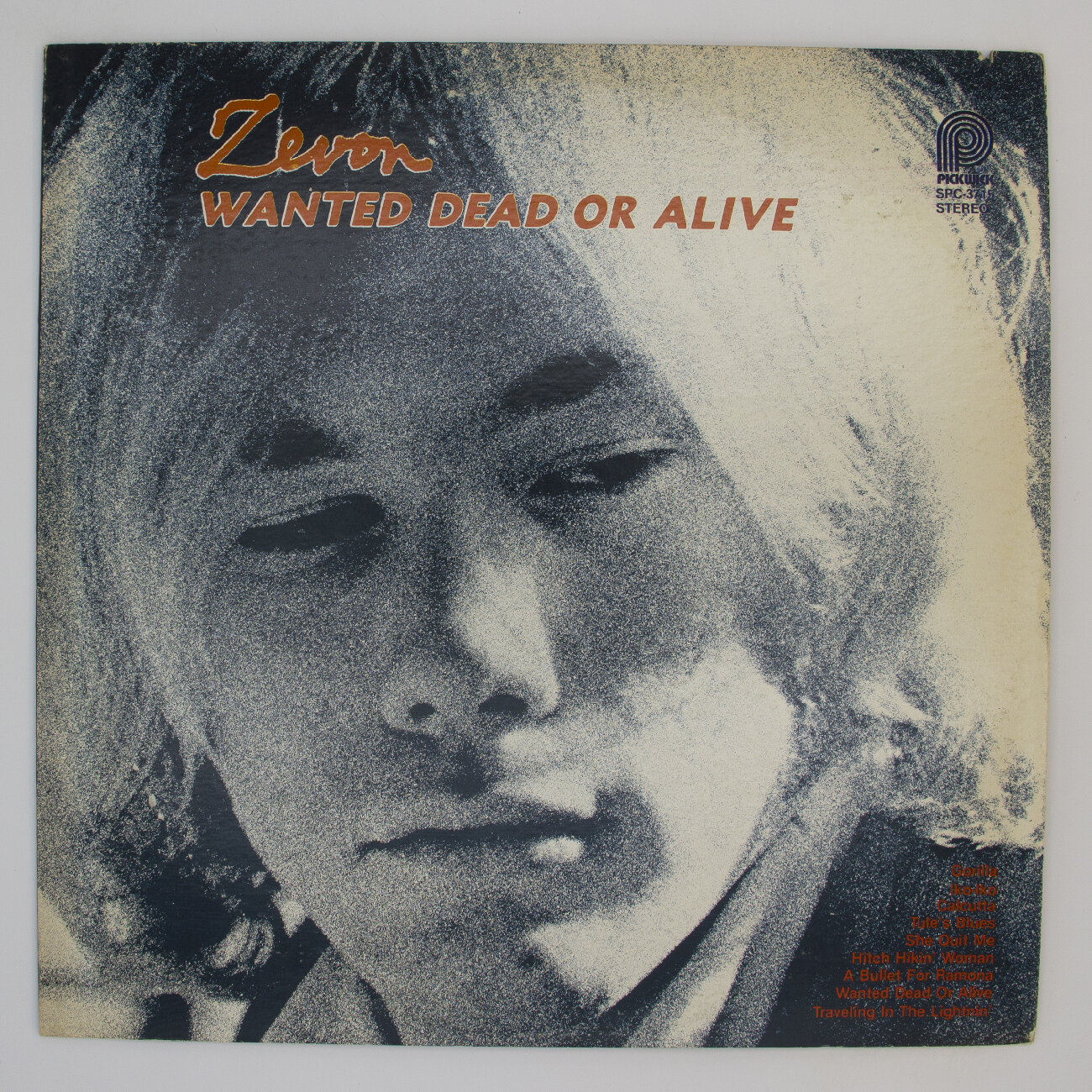 Виниловая пластинка Zevon - Wanted Dead Or Alive, 1xLP, EX