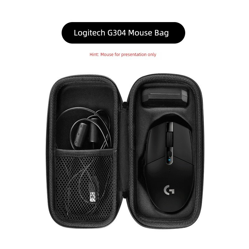 Кейс для беспроводной мыши Logitech G304 - Портативный защитный чехол для игровых мышей, мягкий материал, подходит под