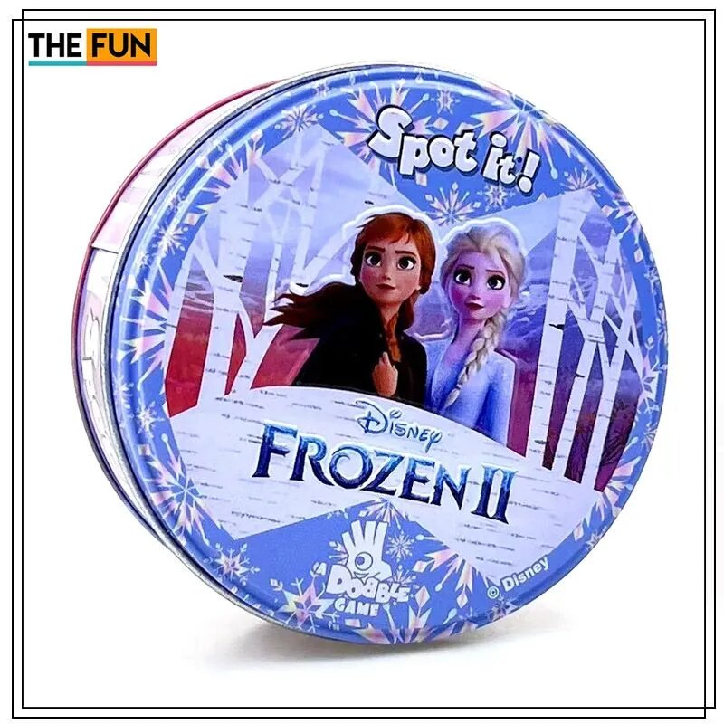 Настольная игра Доббль/ Дубль Spot it! Frozen2- отличное развлечение для всей семьи и забавный подарок на !