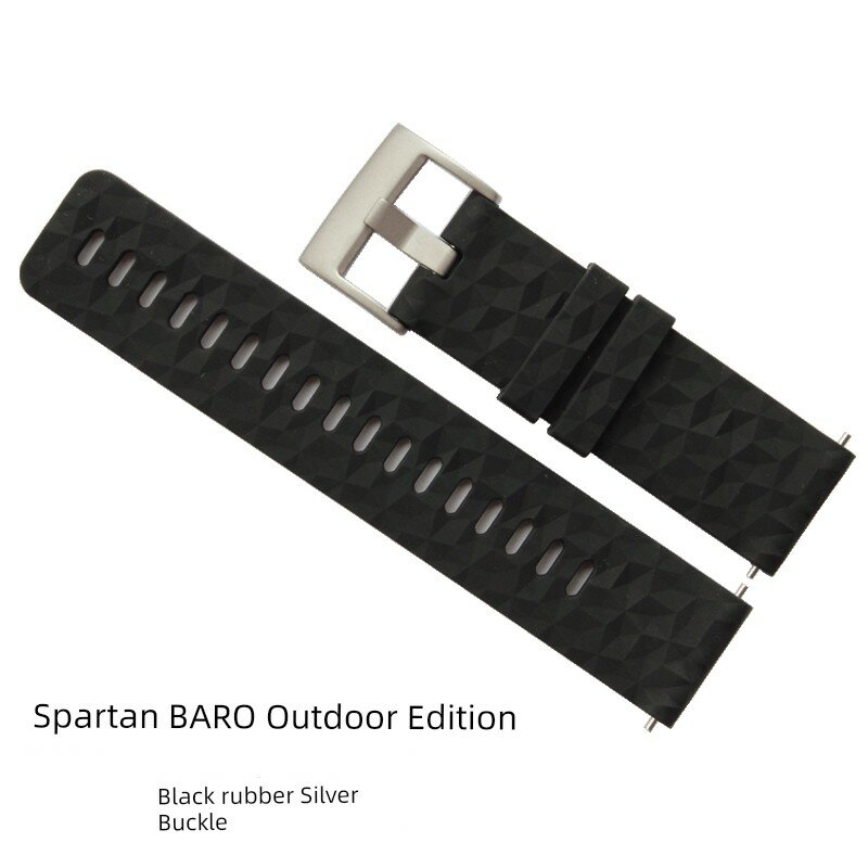 Часы Suunto Spartan BARO с черным резиновым ремешком и серебристым браслетом для активного отдыха