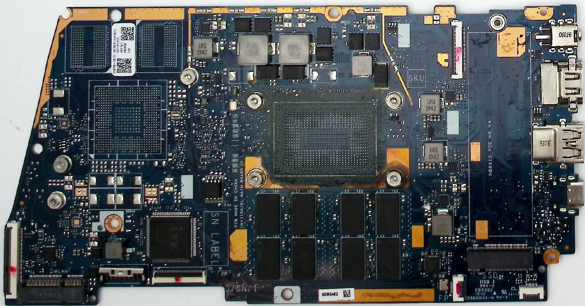 Материнская плата ASUS UX431FA/FN донор компонентов