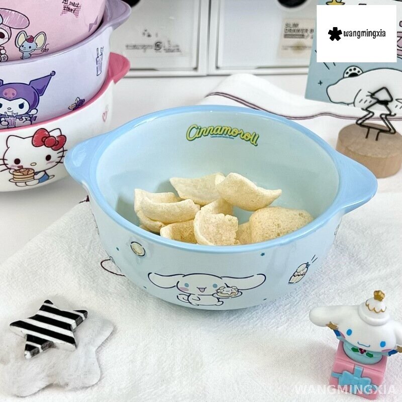 Эксклюзивная детская посуда для еды Sanrio Hello Kitty, керамическая миска для риса и выпечки от Куломи