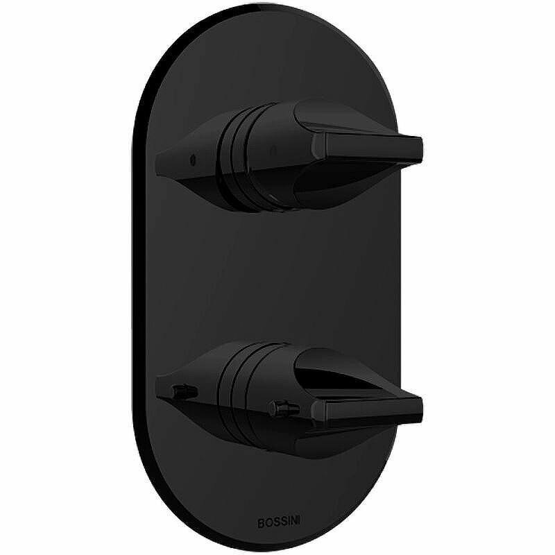 Смеситель для ванны темростатический Bossini Apice Z00500.073 черный матовый
