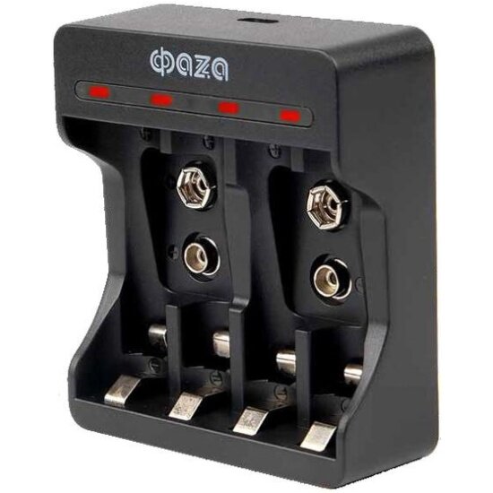 Фаzа Устройство зарядное B-55USB AA/AAA/9V ("Крона") Ni-Cd/Ni-MH кабель USB-MicroUSB в компл. 5038868