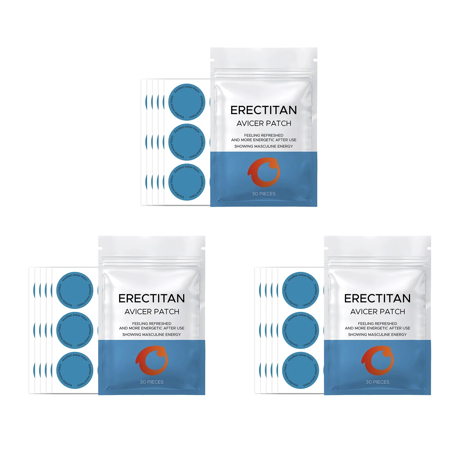 Травяной пластырь Erectitan Avicer Patch, 90 шт.