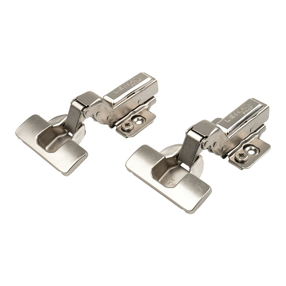 Петля мебельная Lemax prof Clip-on 105° вкладная с эксцентриком и доводчиком (2 шт.)