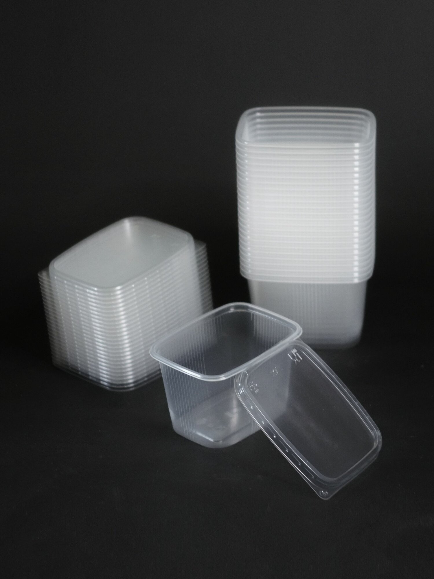 Контейнер одноразовый 250 мл набор из 10 шт для хранения еды, заморозки, ягод, пищевой пластик