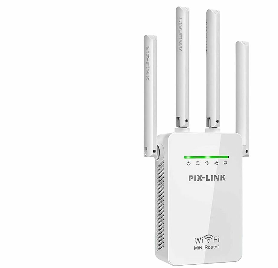 Wi-Fi усилитель PIX-LINK LV-WR02EQ, белый