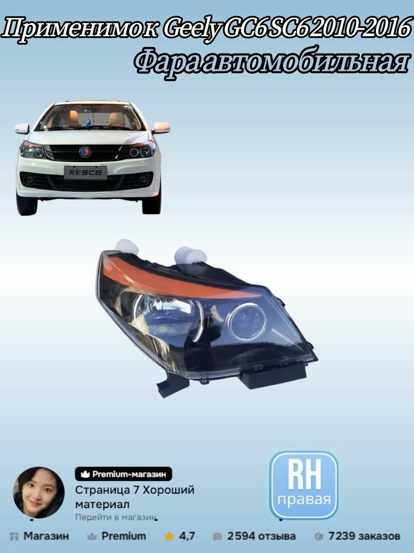 Фары автомобильные