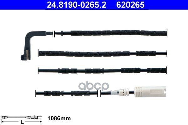 Датчик износа торм. колодок зад.[1093mm] BMW E87/E90/E91 9/04-> Ate арт. 24-8190-0265-2