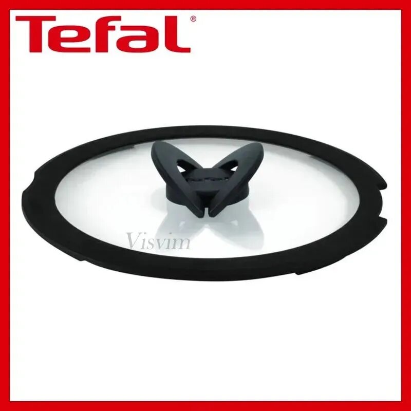 Крышка TEFAL Ingenio для кастрюли, диаметр 24 см, прозрачная стеклянная