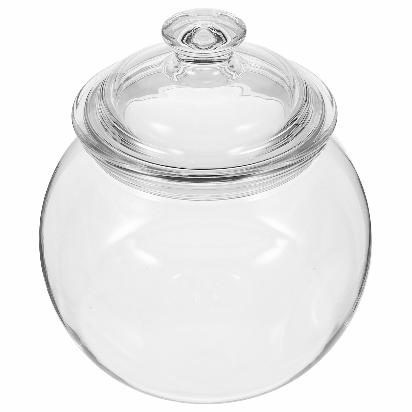 Прозрачная герметичная пластиковая банка для сыпучих продуктов и сухофруктов 3,2 л