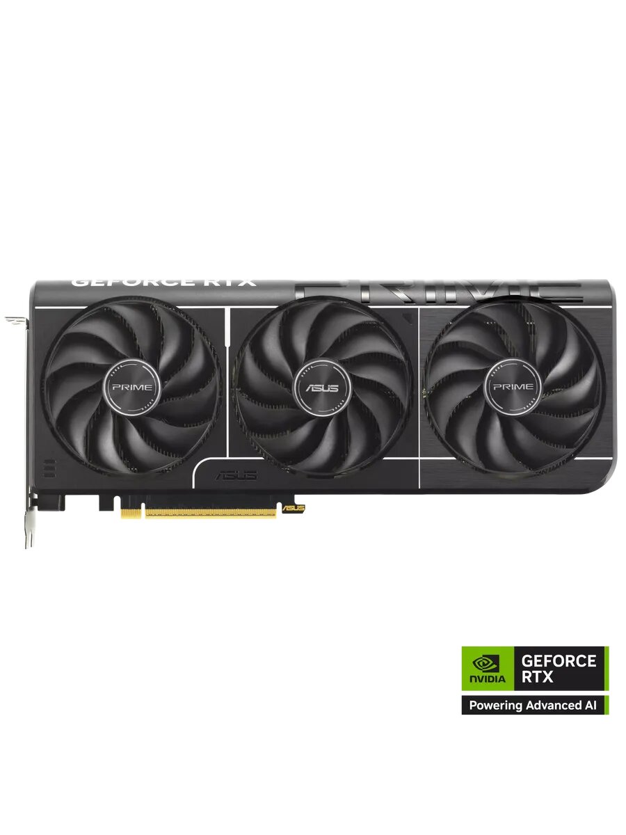 Видеокарта ASUS Prime-RTX5070-O12G, GeForce RTX 5070, 12ГБ, поддержка трассировки лучей