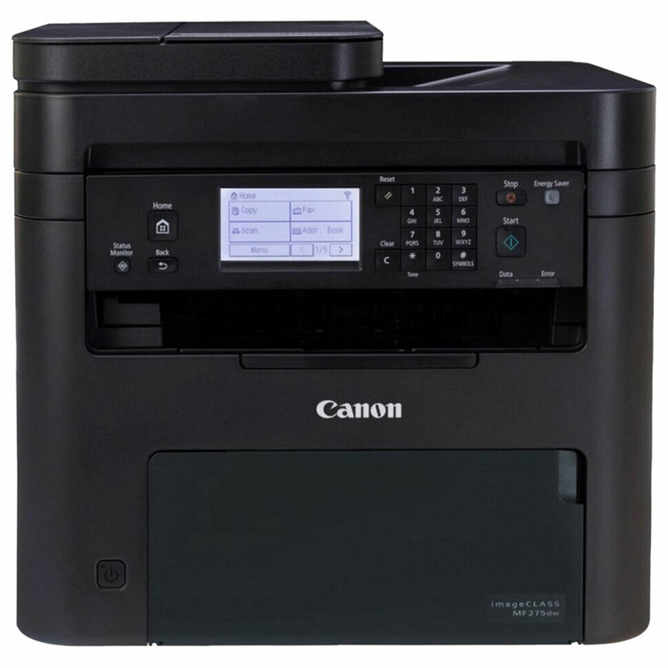 МФУ лазерное CANON i-SENSYS MF275dw "4 в 1" А4, 29 стр./мин, 20000 стр./мес, Дуплекс, АПД, Wi-Fi, сетевая карта, 5621C001, 355043
