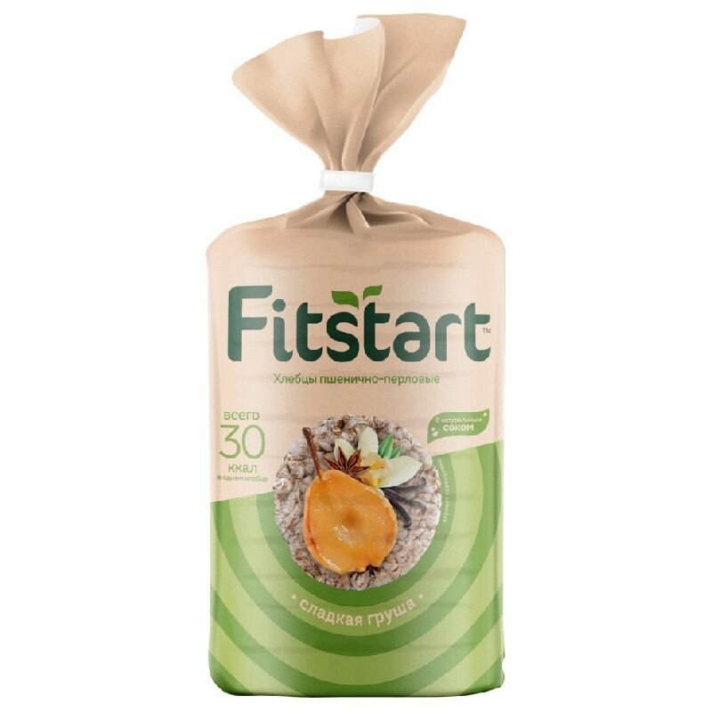 Хлебцы FITSTART пшенично-перловые Сладкая груша 100г