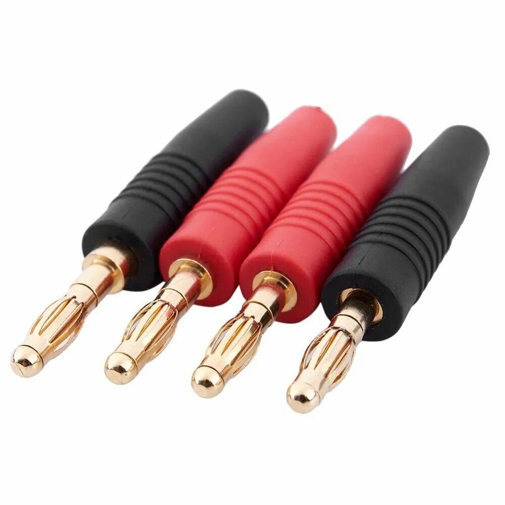 12 шт. 4 мм B7 24K позолоченный музыкальный акустический кабель с разъемом типа банан