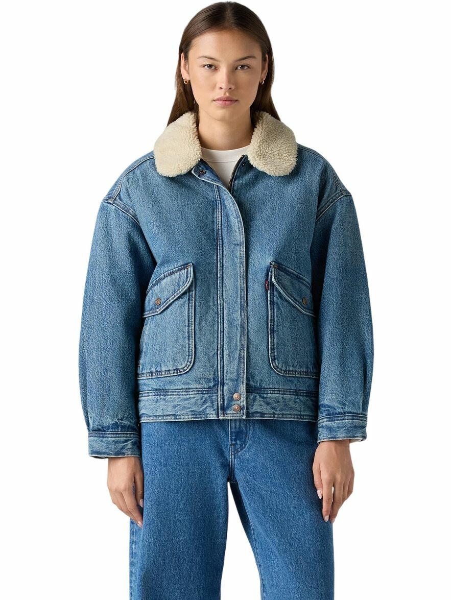 Бомбер Women Sherpa Bomber Jacket