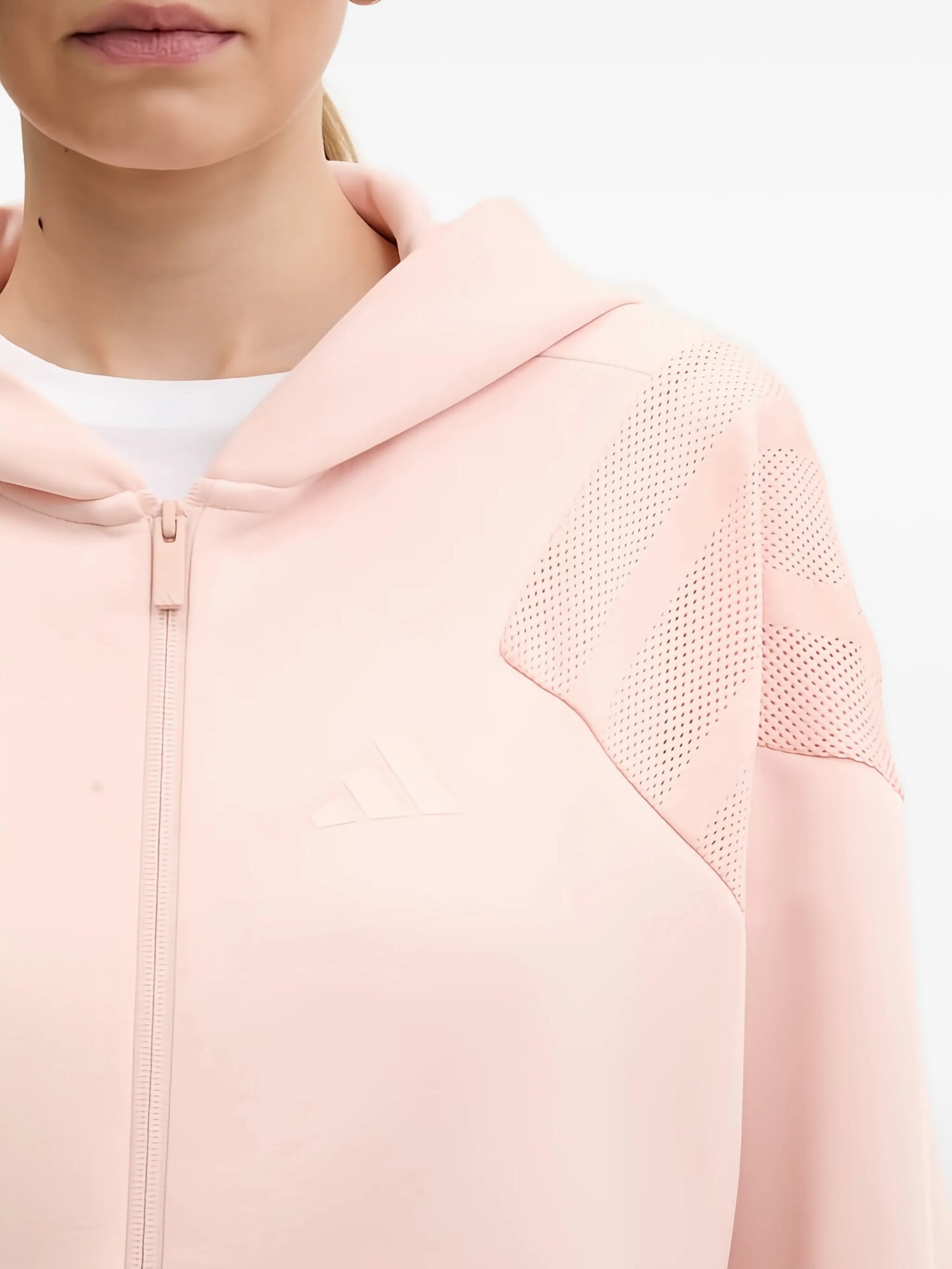 Худи adidas Mesh striped hoodie, размер 8 UK — фото 1
