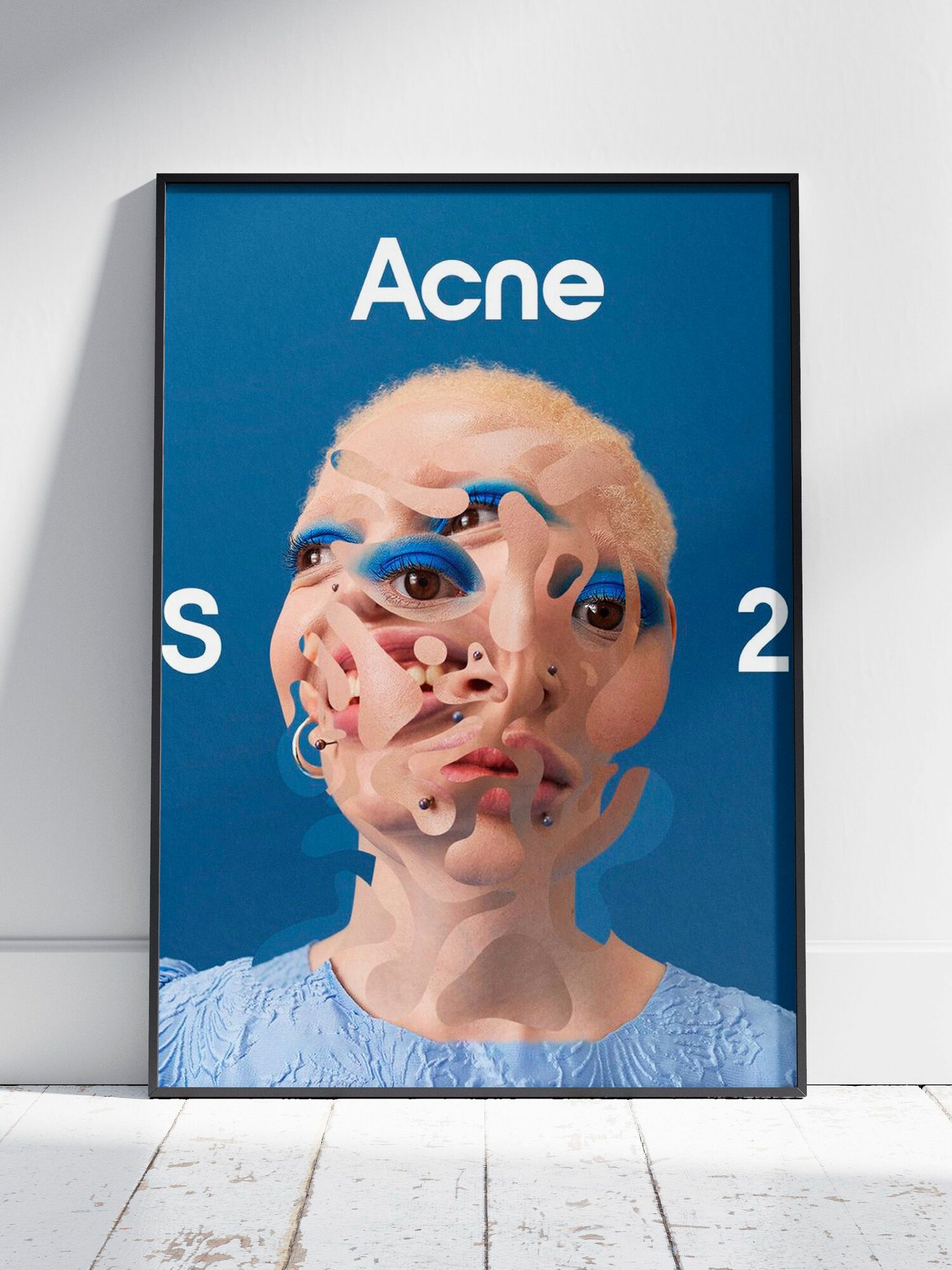 Плакат на стену для интерьера Акне Студиос (Acne Studios 13) - Постер по модели, бренду и моде формата A4 (21x30 см)