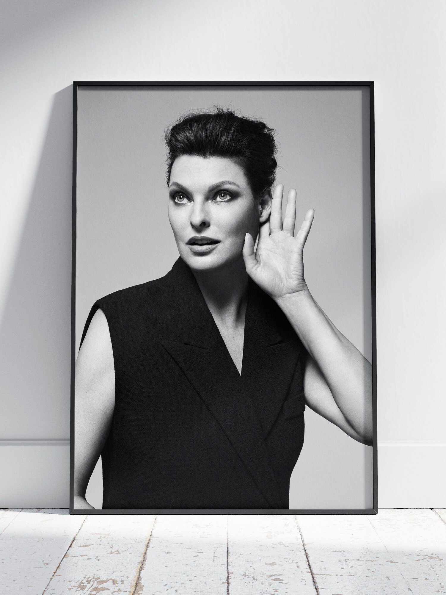Плакат на стену для интерьера Линда Евангелиста (Linda Evangelista 6) - Постер по модели, бренду и моде формата A4 (21x30 см)