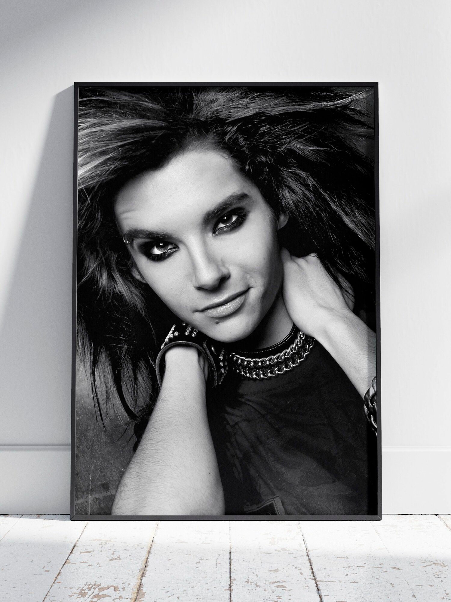 Плакат на стену для интерьера Токио Хотел (Билл Каулитц - Bill Kaulitz 4) - Постер по музыке и артисту формата A4 (21x30 см)