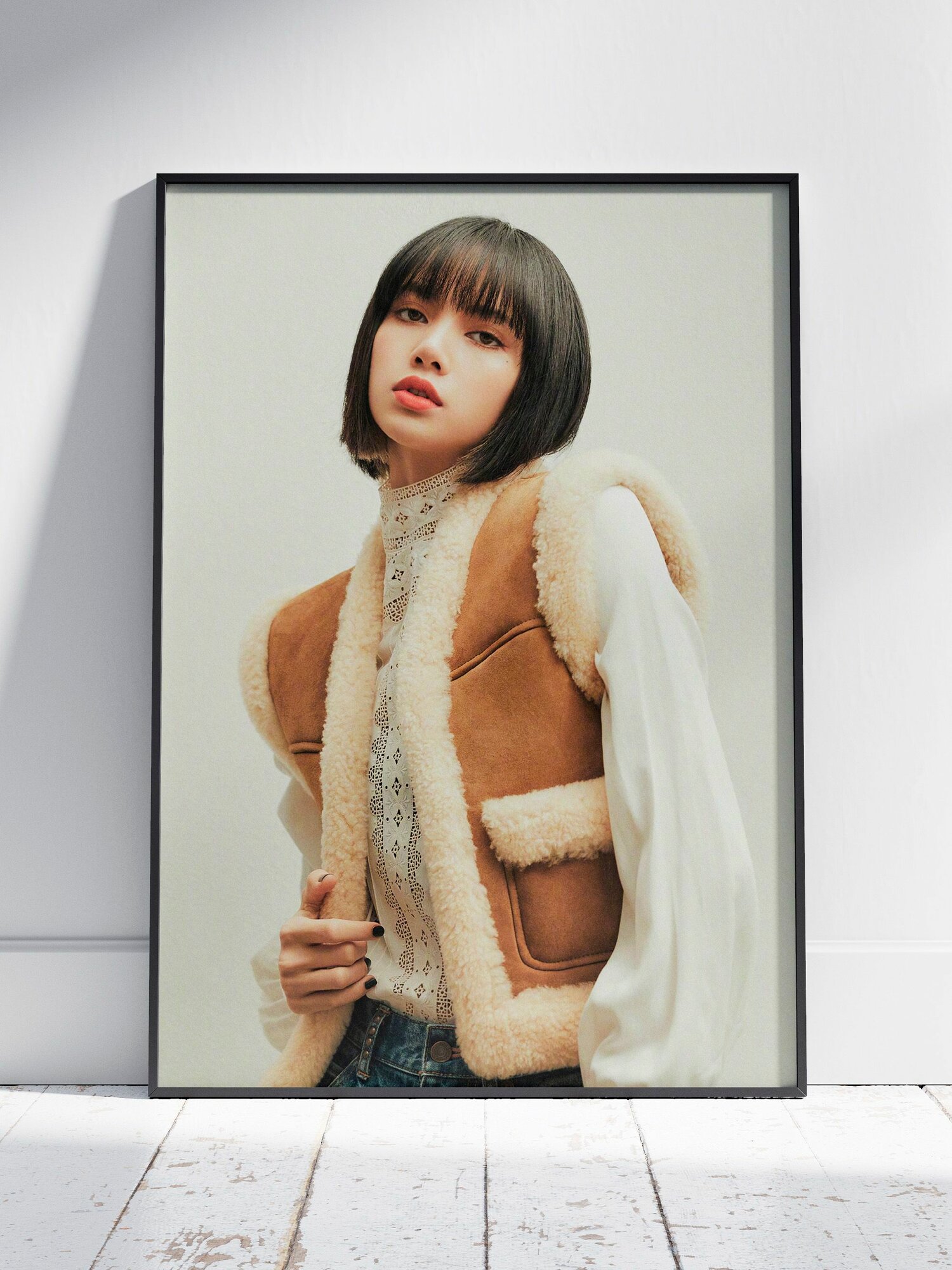 Плакат на стену для интерьера Корейский Стиль (Korean Fashion Style 8) - Постер по восточной эстетике формата A4 (21x30 см)
