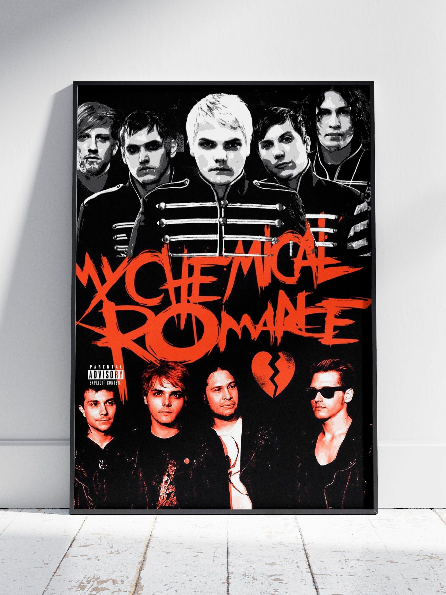 Плакат на стену для интерьера Май Кемикал Романc - My Chemical Romance (MCR 17) - Постер по музыке и артисту формата A4 (21x30 см)