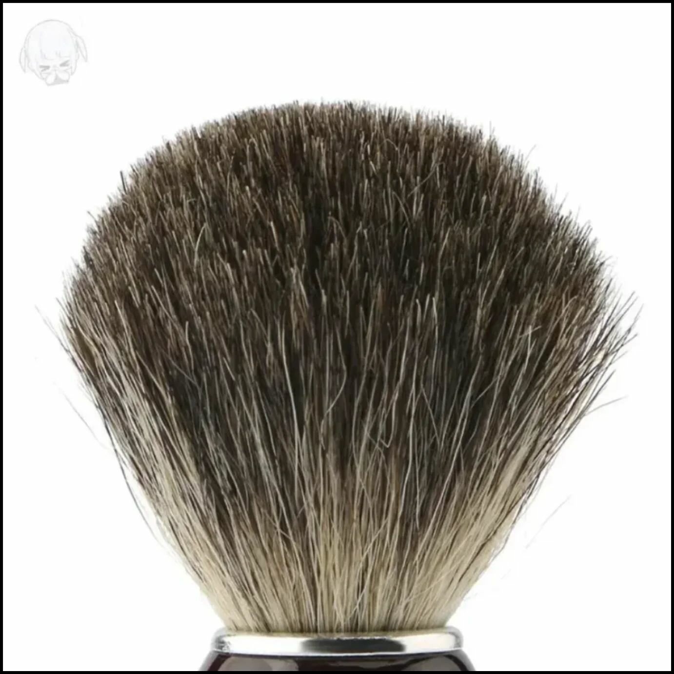 Помазок для бритья из щетины барсука деревянная ручка