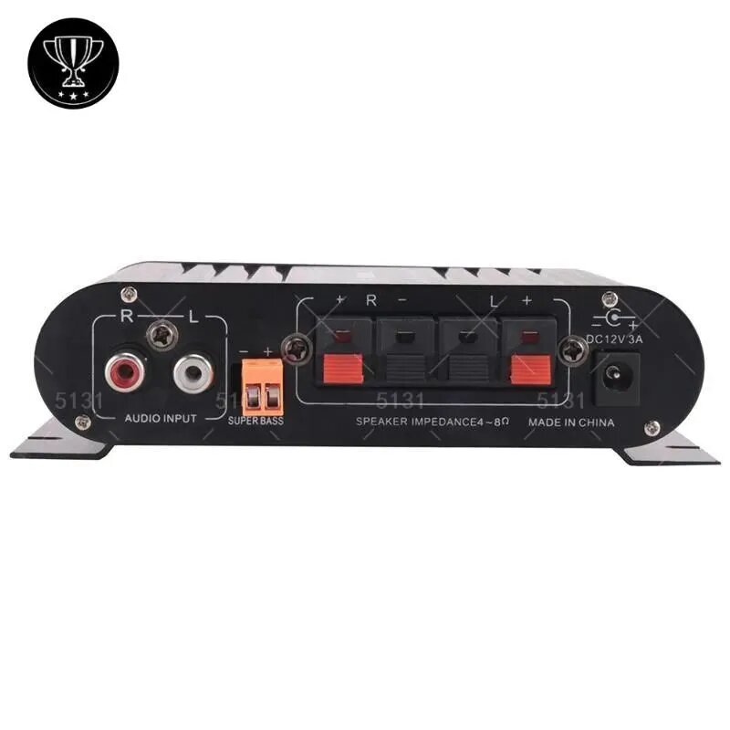 GM (P X) -838 HIFI-усилитель 2.1-канальный автомобильный MP3-мини-усилитель AUX Вход Регулировка высоких и низких частот Усилитель Super Bass 20Wx2+40W
