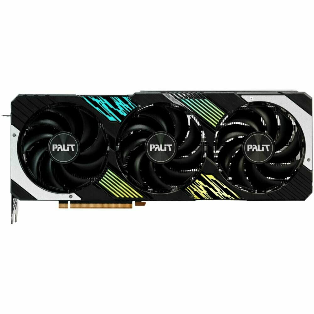 Видеокарта Palit GeForce RTX 4080 16384Mb, GamingPro OC 16 Gb (NED4080T19T2-1032A