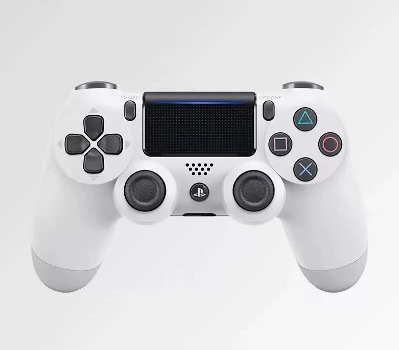 Белый PS4 Pro беспроводной Bluetooth игровой контроллер для ПК и мобильных устройств, совместимый с Steam, гарантия 3