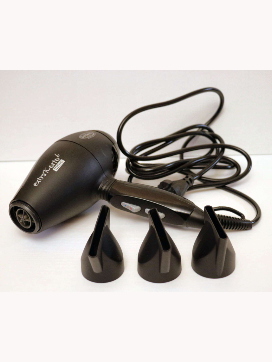 Фен Coifin Extrakorto Ek6k Ionic, арт. EK6K/EKek6Ki, 1800-2000 Вт, черный