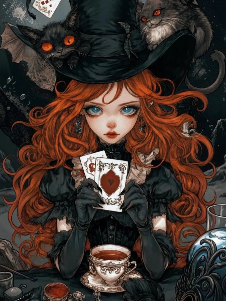 Картина по номерам на холсте Алиса в стране чудес 40*50 см