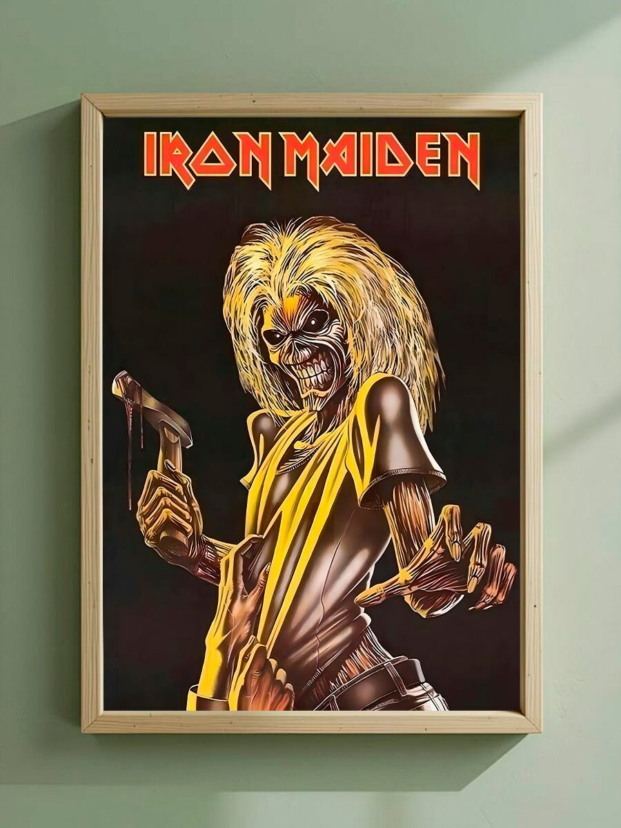 Постер, плакат на стену Эдди Iron Maiden Рок группа (А3)