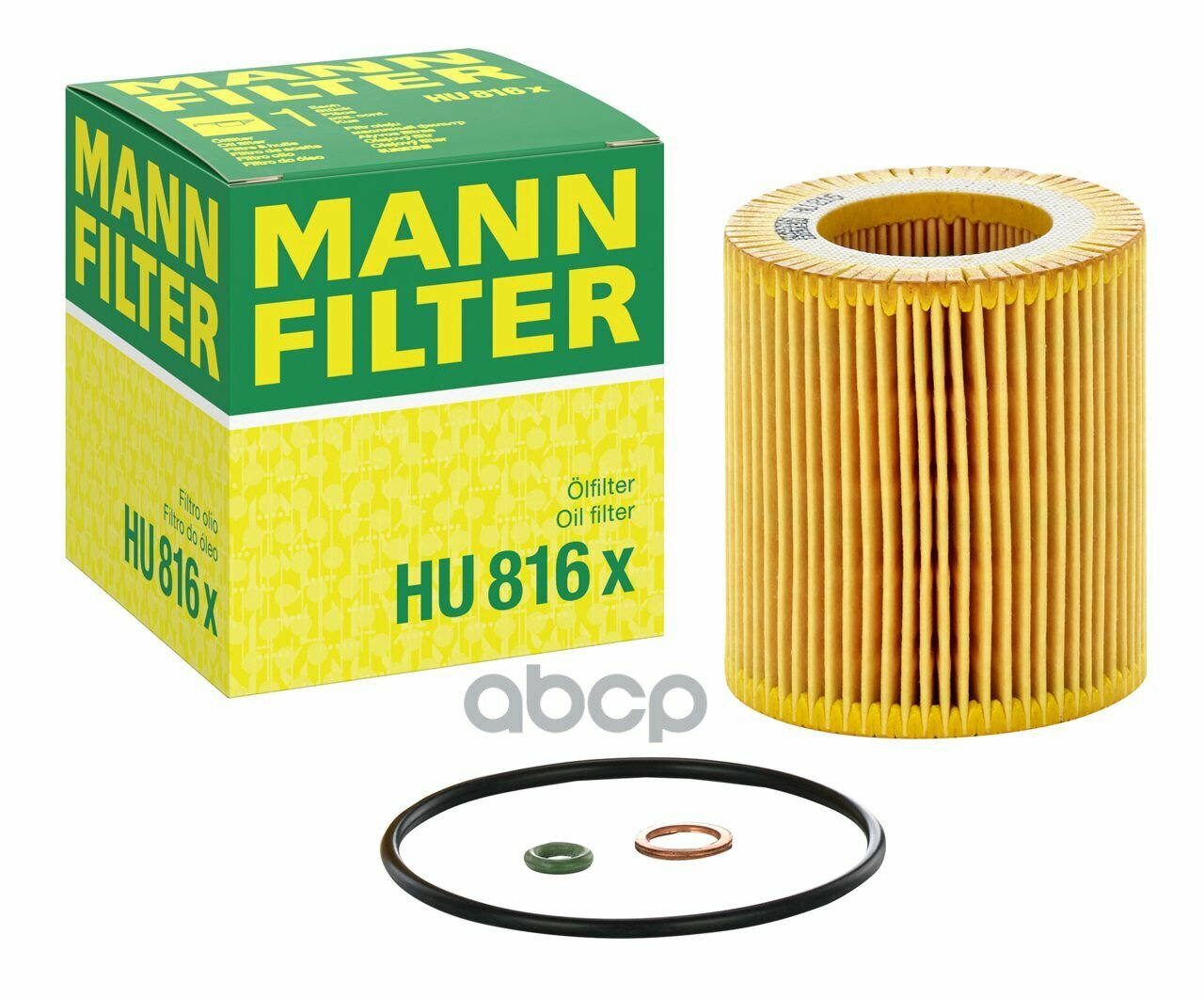 Масляный фильтр MANN-FILTER арт. HU816X