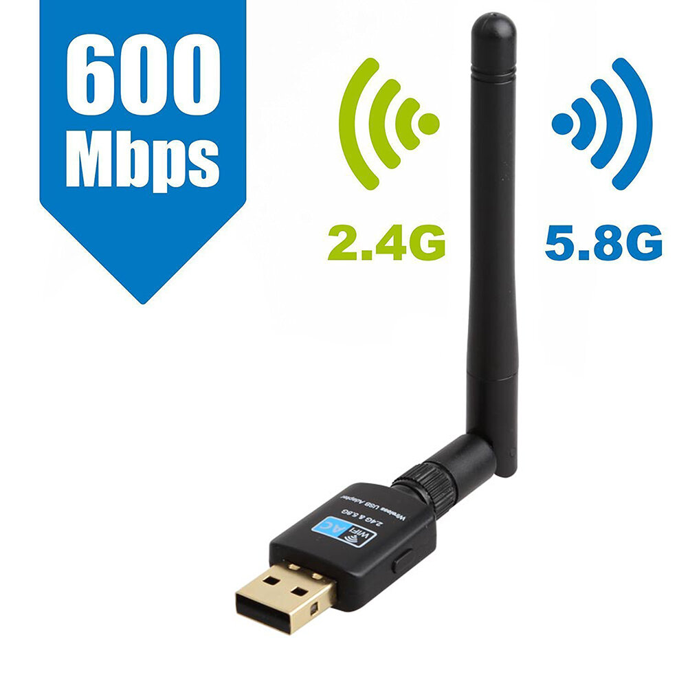 Mini USB Wi-Fi адаптер с поворотом на 360