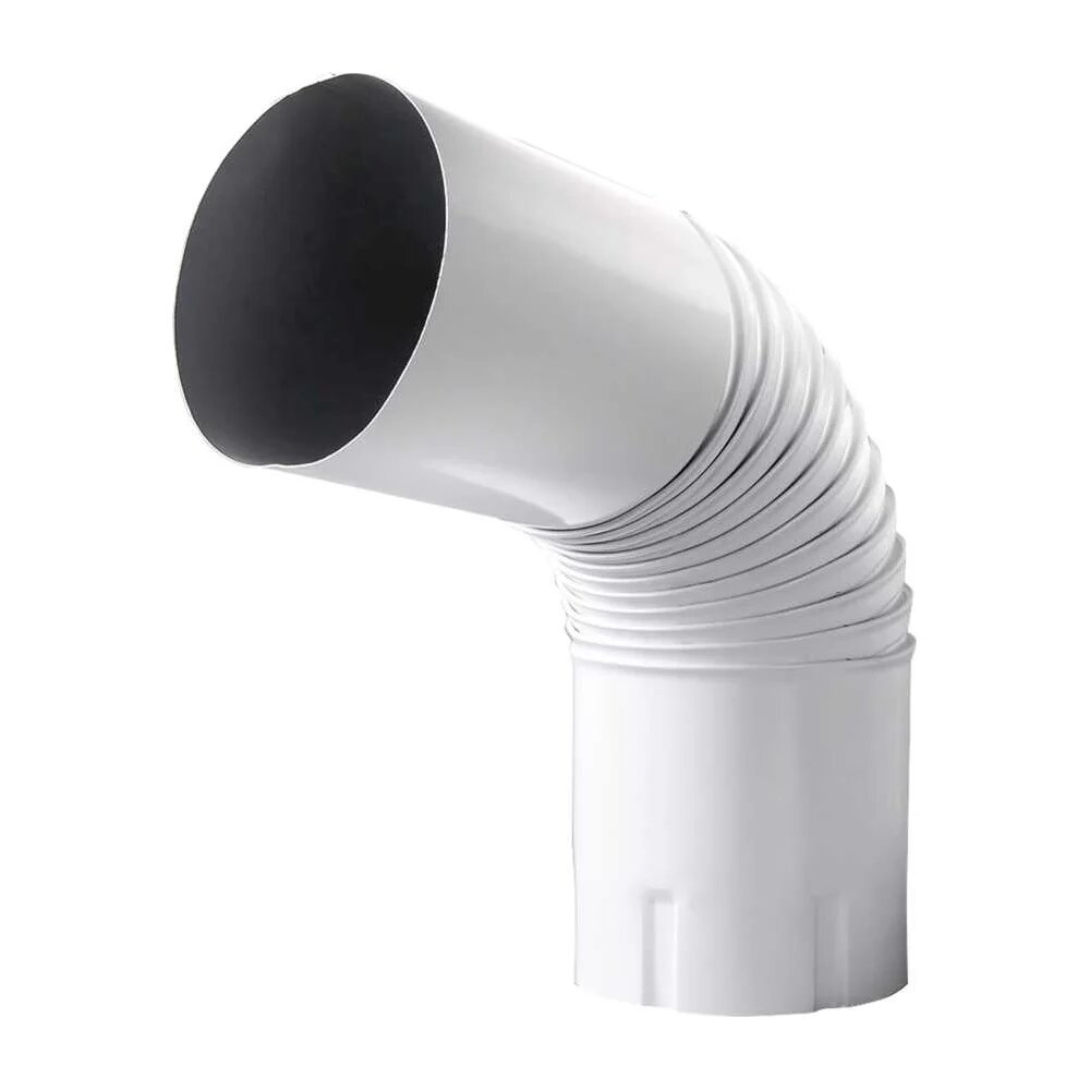 Колено трубы NIKA проект круглое, D150 мм, RAL 9003 В0000034465