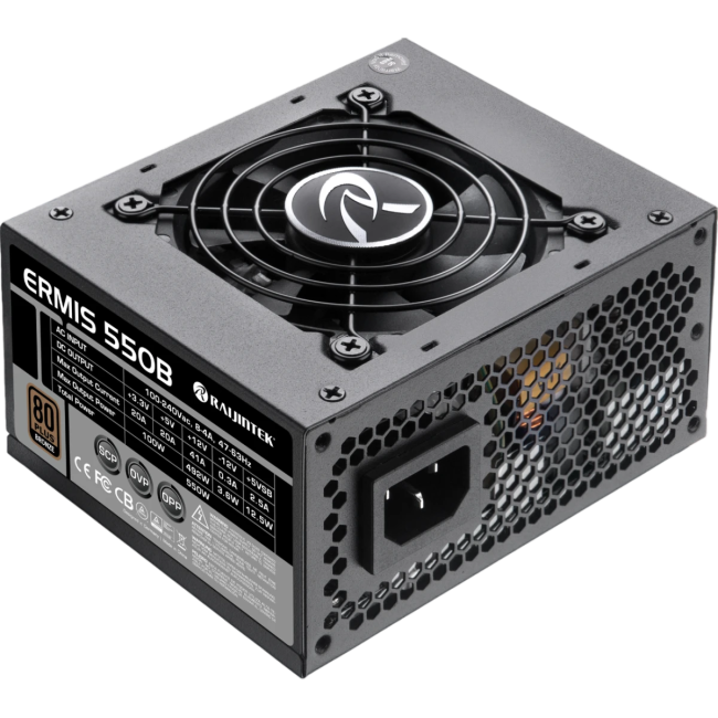 RAIJINTEK CO LTD 0R30B00002 Блоки питания/ Power Supply Raijintek ERMIS 550B, 550W 80+ Bronze (SFX, Non-modular, 1x24(2
