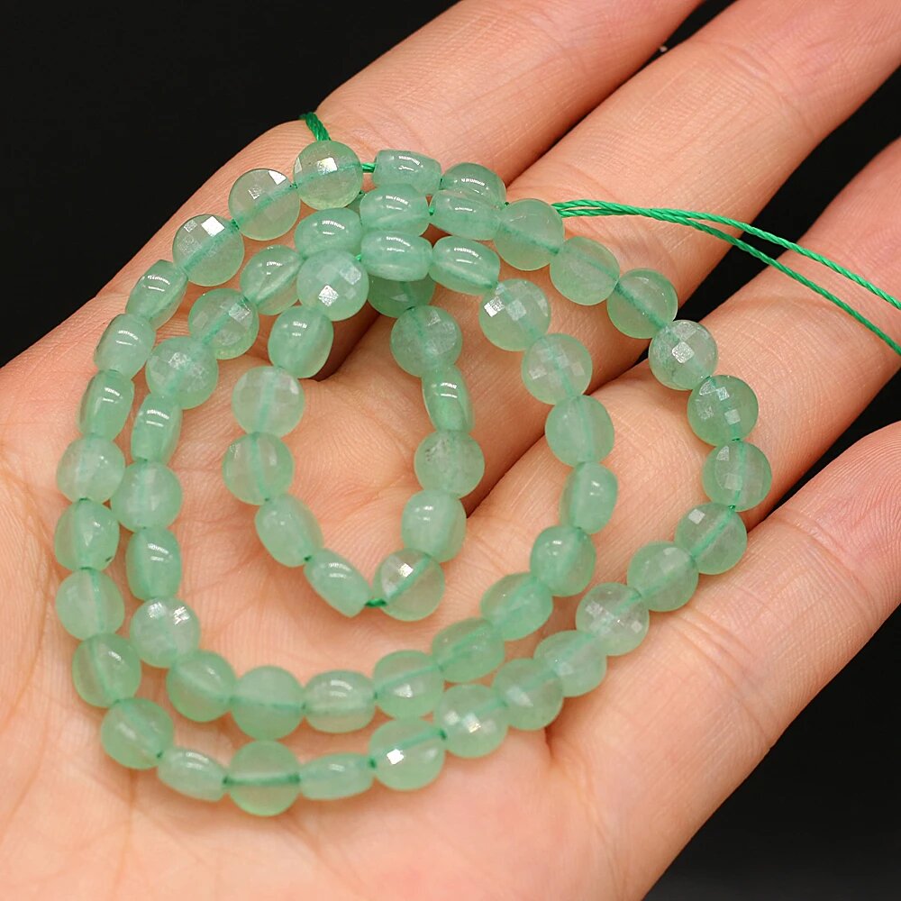 Натуральные бусины из розового кварца/хризолита/изумруда/агата/унакита Изумрудный, Green Aventurine