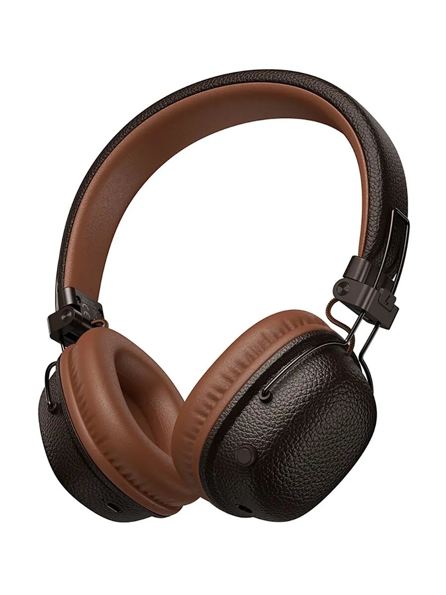 Наушники Bluetooth накладные с микрофоном Hoco W64, цвет коричневый