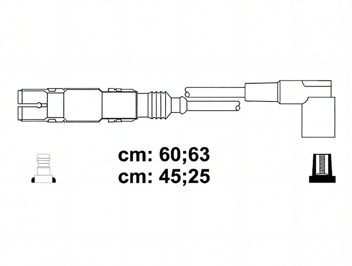 Провода высоковольт. ком/кт LYNXauto SPE8036