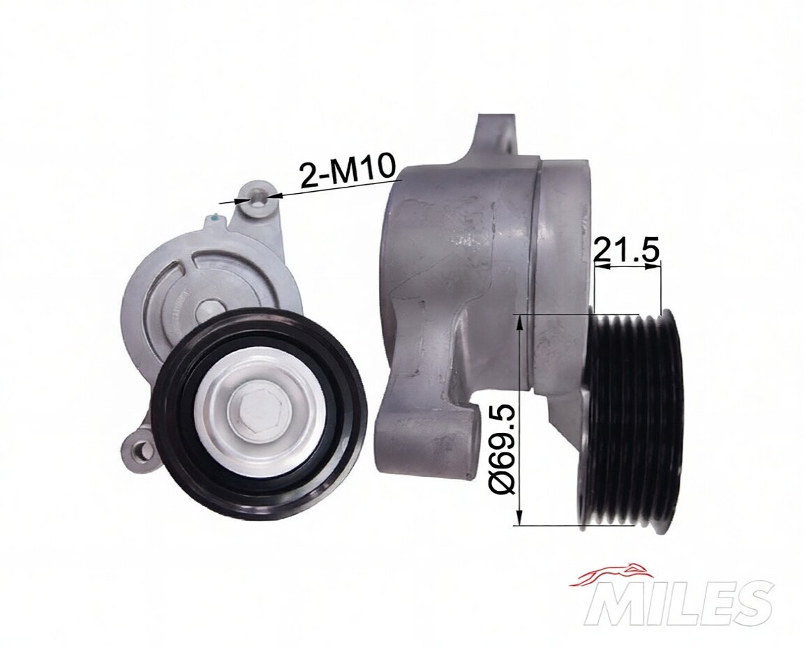 Натяжитель ремня приводного MAZDA 3 1.4/1.6 AG00030 Miles арт. AG00030