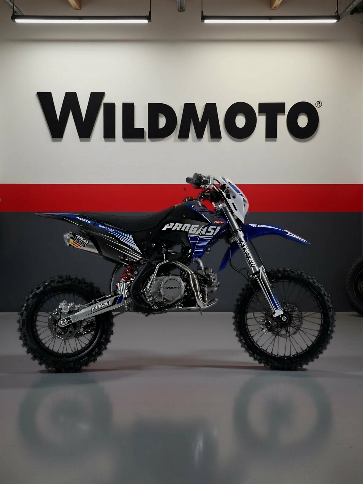 Питбайк "Progasi" SMART 5, 125 cc,❗полуавтоматическая КПП, гидравлическая система тормозов синий