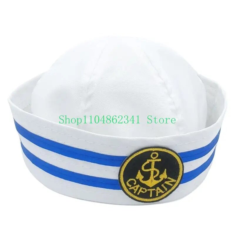 Морские кепки Navy Hat Blue Belt 3