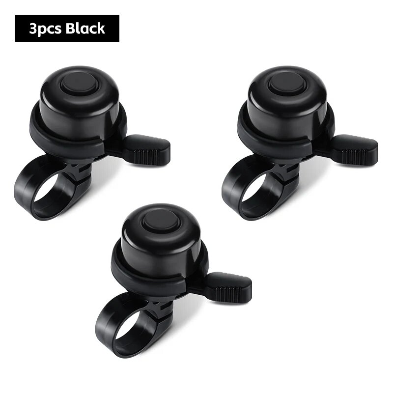 WEST BIKING Мини-звонок для горного велосипеда Черный, 3pcs Black