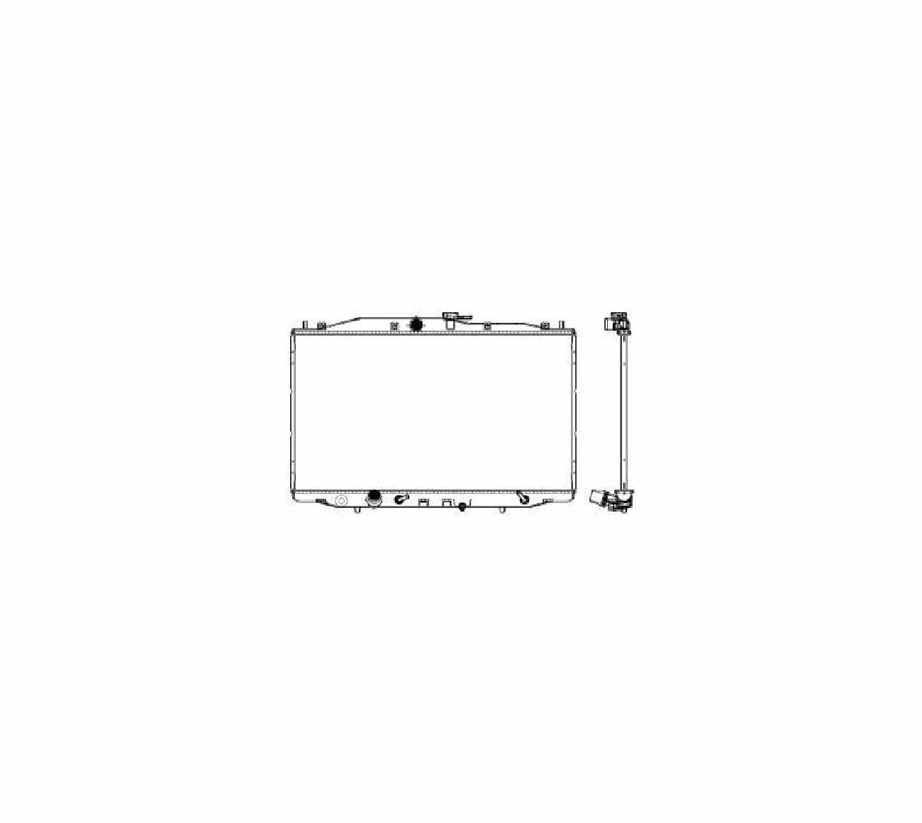Радиатор HONDA Accord 2,4 03-08, SAKURA 30711011
