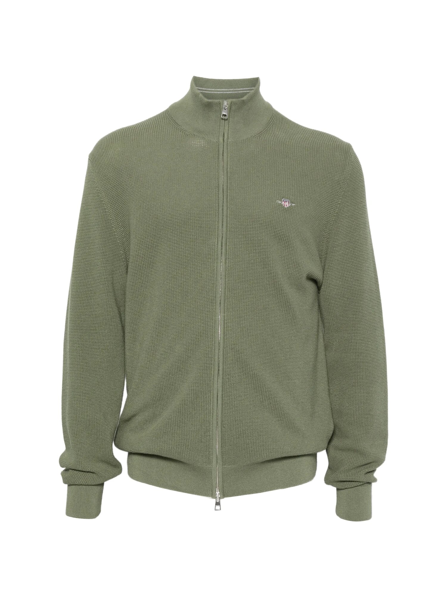 Кардиган Zip-up waffle-knit cardigan